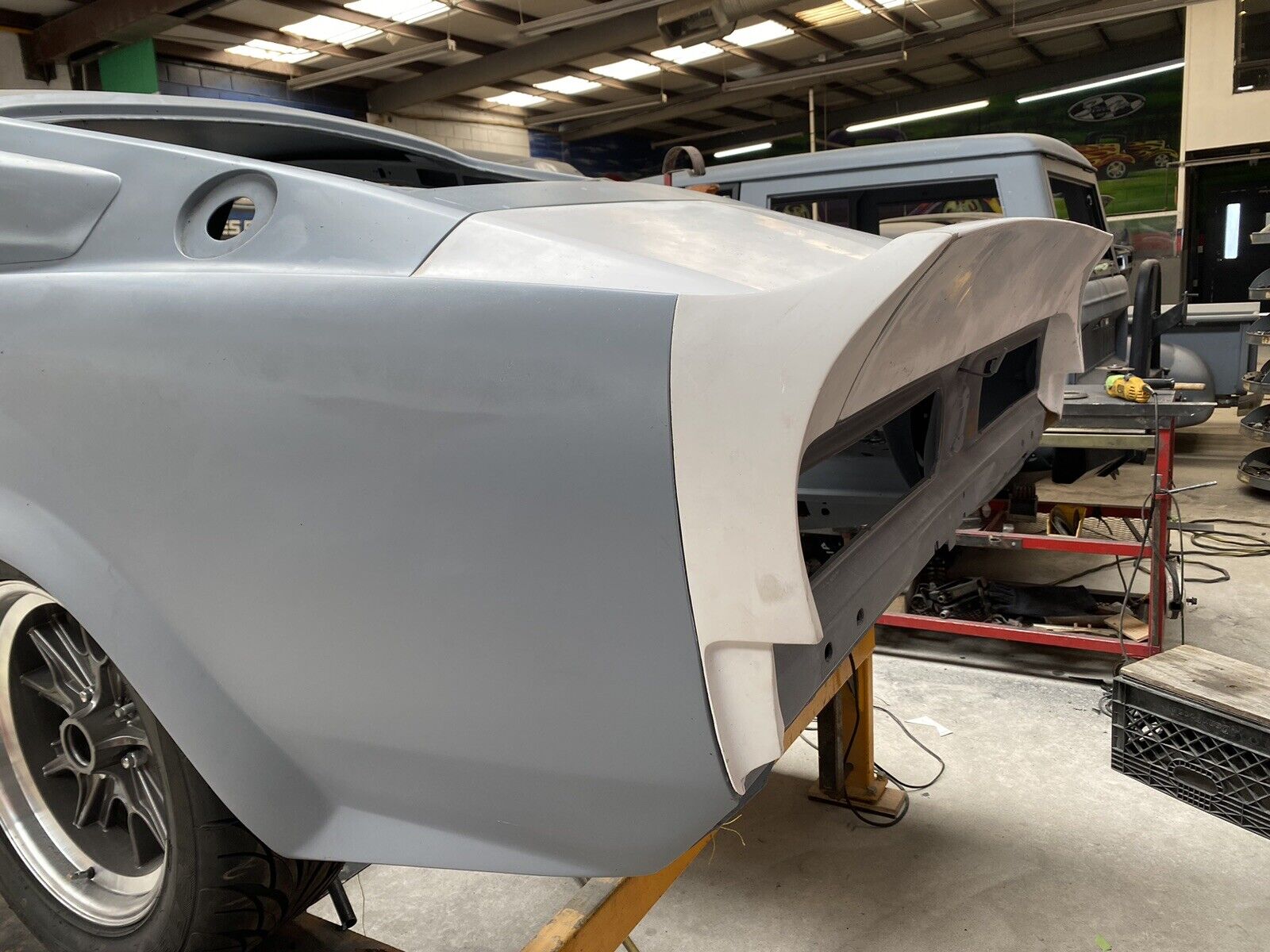 Ford Mustang Fastback Eleanor style trunk, deck lid with extensions, y ...